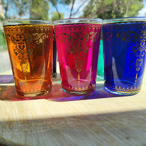 Morjana Morrocan Glass, Set of 6 – Suraj Spices & Teas